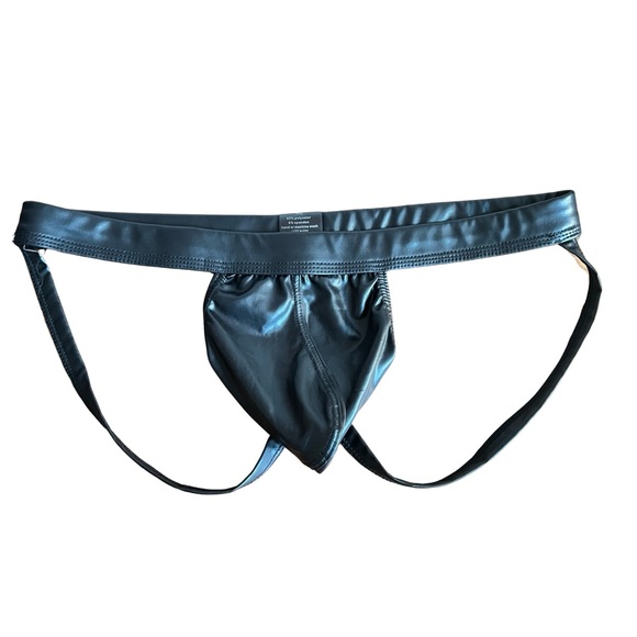Underwear & Socks | Leather Look Nylon Jock | Poshmark